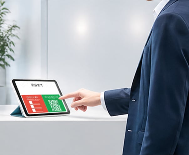 無人受付システム「Smart at reception」 | Smart at